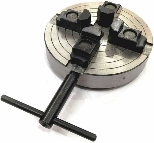 4-Jaws x 6" Inches Wood Lathe Chuck Threaded 3/4-16 with Independently ...