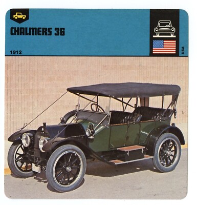 Chalmers 36 - GT / Production Car Edito Service SA Auto Rally Card | eBay