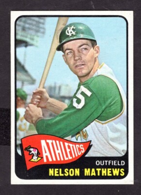 1965 TOPPS NELSON MATHEWS CARD NO:87 B NEAR MINT CONDITION | eBay