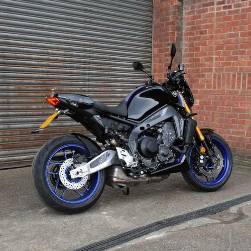 Pyramid Belly Pan Fairing Spoiler Black Blue Silver Yamaha MT-09 SP ...