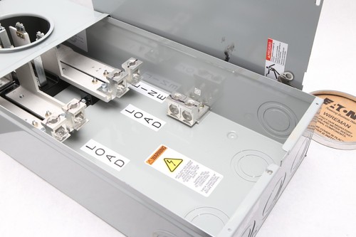 EATON 400 / 320 Amp Meter Base Socket Single Phase 324N UL Ringed OPEN ...