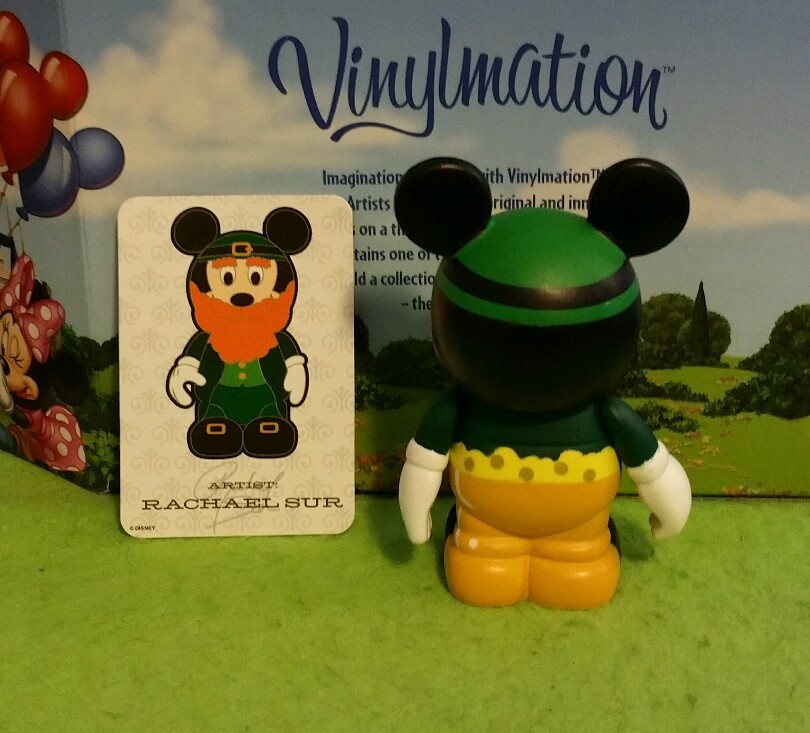 DISNEY Vinylmation 3" Park Set 1 Holiday Leprechaun St Patrick's Day w ...