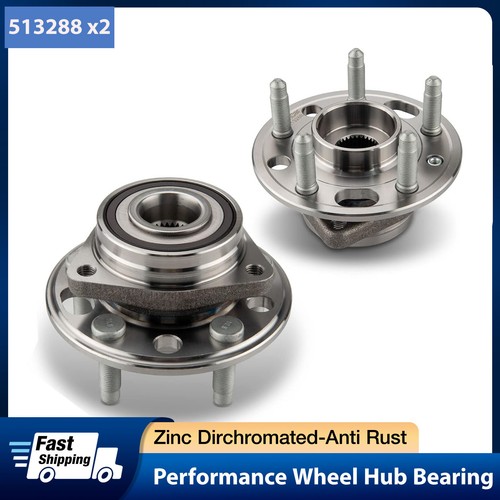 Pair Front Wheel Bearing Hubs For Chevy Equinox Buick Regal GMC Terrain ...