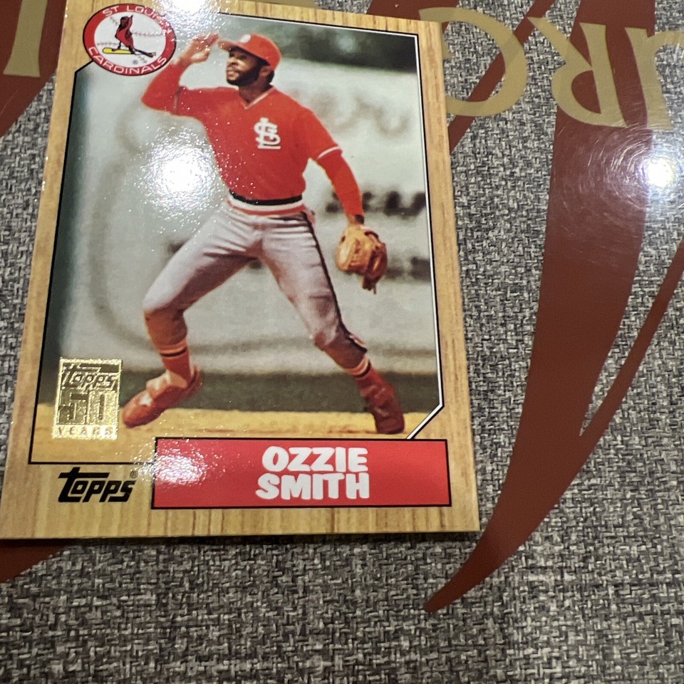 🔥2001 Topps Through the Years Reprints #37 Ozzie Smith 1987 Cardinals ⚪ ...