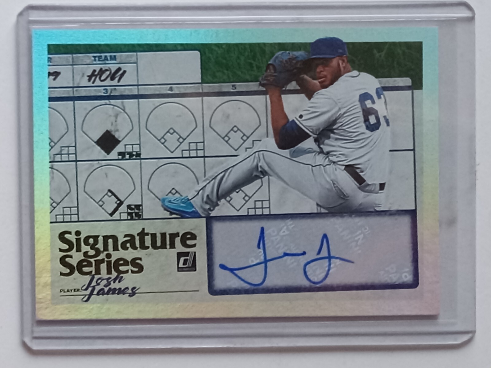Josh James 2019 Panini Donruss Signatures Series Auto Houston Astros | eBay