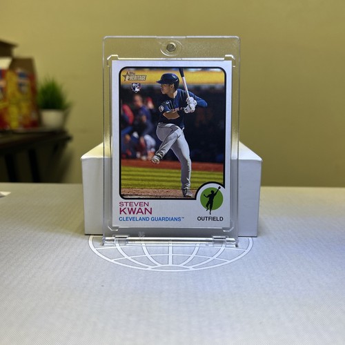 Steven Kwan 2022 Topps Heritage RC Cleveland Guardians ROOKIE CARD ⭐️ ...