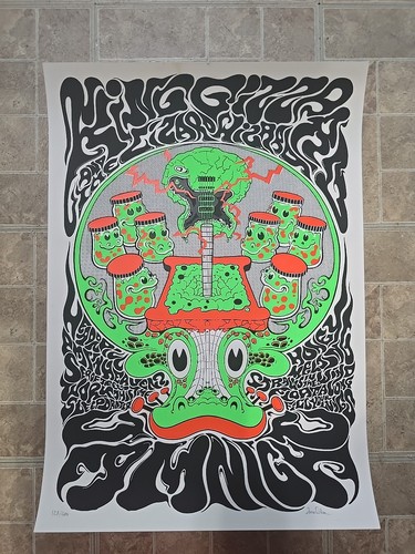 King Gizzard Jam Night Poster signed by Jason Galea 128/200 | eBay