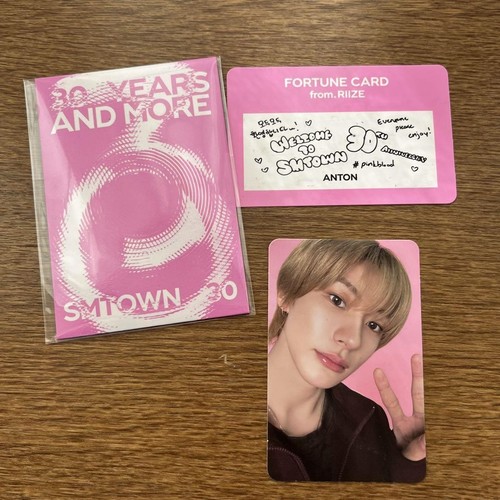 Riize Anton Smtown 30Th Anniversary Fortune Card Set Kpop | eBay