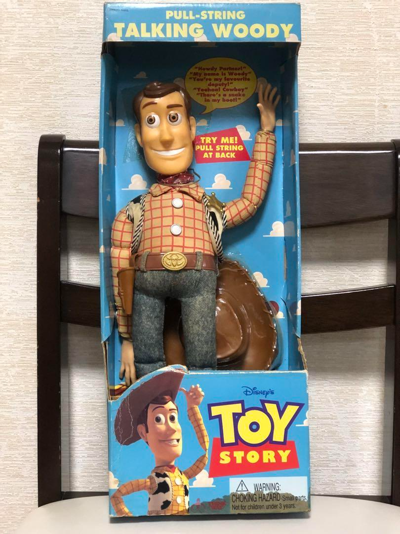 Disney Toy Story PULL-STRING TALKING WOODY Official Figure PIXAR 1995 ...