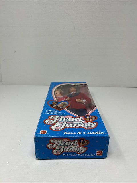 Mattell Heart Family Kiss & Cuddle Barbie Dolls MIB Dad Baby Girl 1986 ...