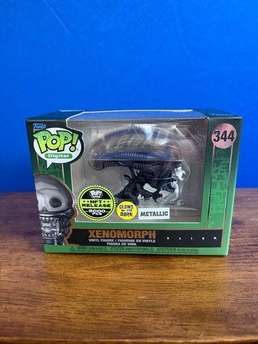Alien: Funko Digital Pop! XENOMORPH Glow & Metallic #344 w/Protector IN ...
