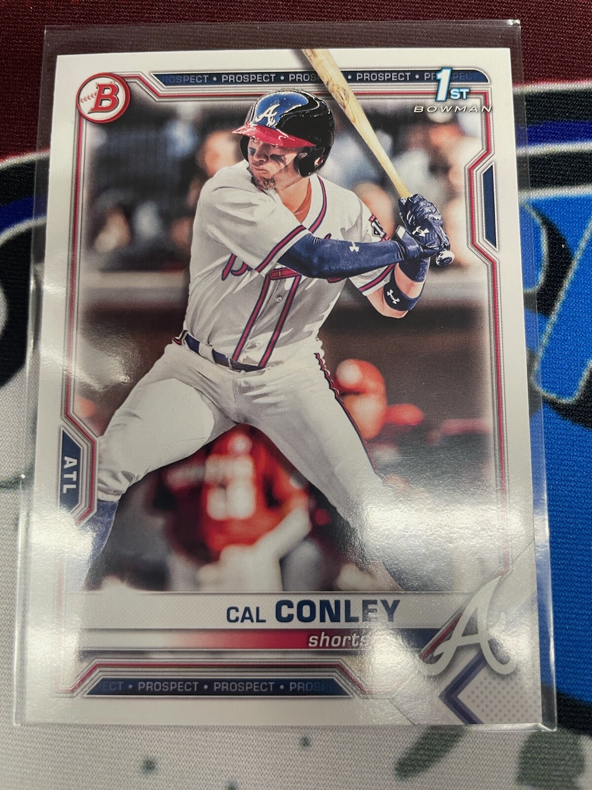 Cal Conley 2021 Bowman Draft 1st Prospect #BD-70 BRAVES | eBay