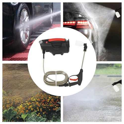 80Bar Electric Car Pressure Spray Washer with Extension Tube Hose Foam ...
