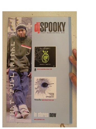 DJ Spooky Poster D J D.J. That Subliminal Kid | eBay Australia