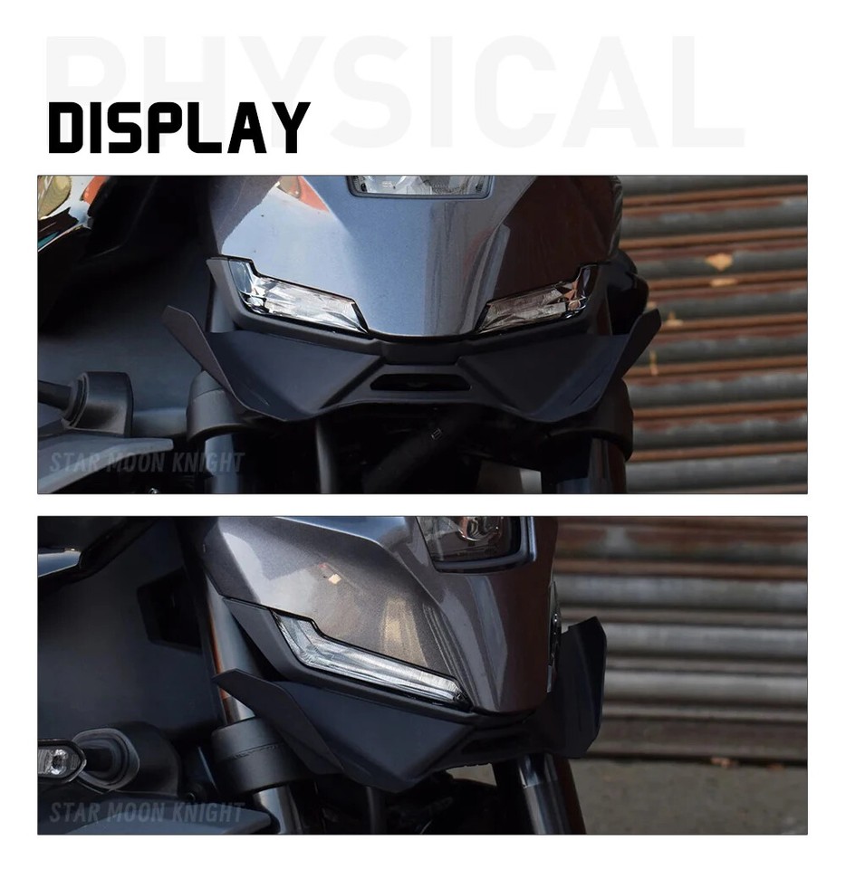 For YAMAHA MT-09 SP 2024- Front Downforce Spoiler Beak Lip Nose Cone ...