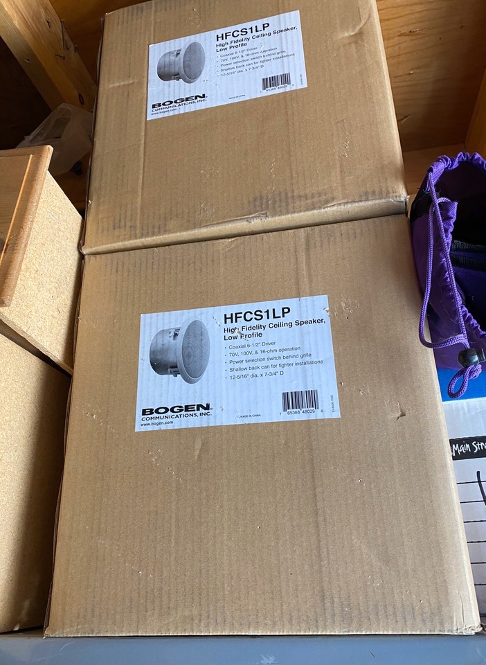 Bogen Communication HFCS1LP In-Ceiling Speakers 765368480290| eBay