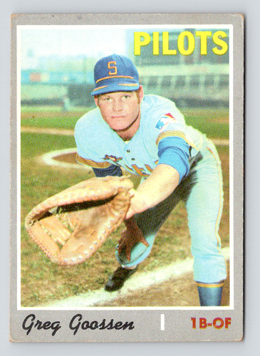 1970 Topps Card, #271 Greg Goossen, Seattle Pilots | eBay
