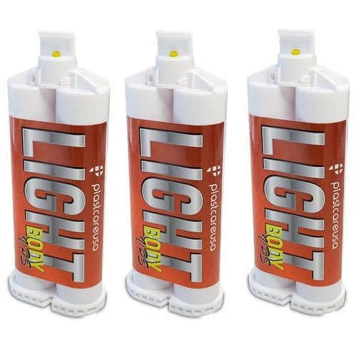 3 x Light Body FAST Rapid Set Dental VPS Impression Material, 50ml PVS ...