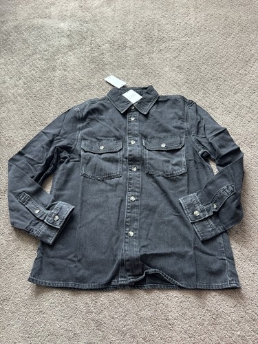 mng Men’s Denim Jacket Black Size L | eBay