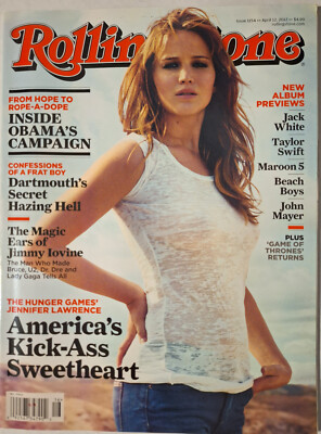 Rolling Stone #1154 (Apr 12, 2012 ) Jennifer Lawrence, Springsteen ...