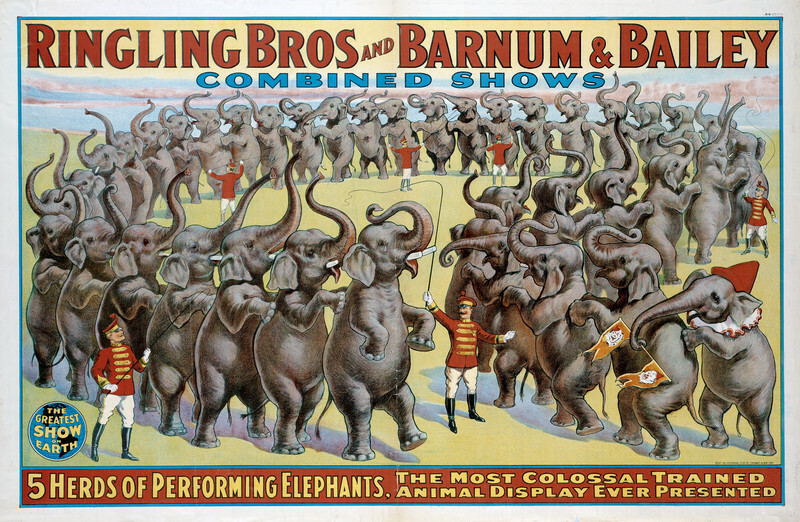 Circus Posters Elephant