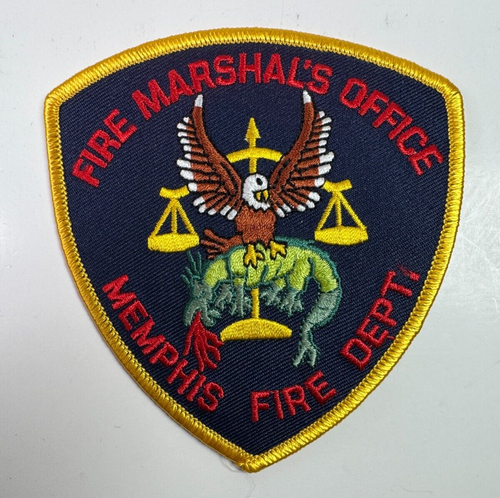 Memphis Fire Marshal Tennessee TN Patch F2 | eBay