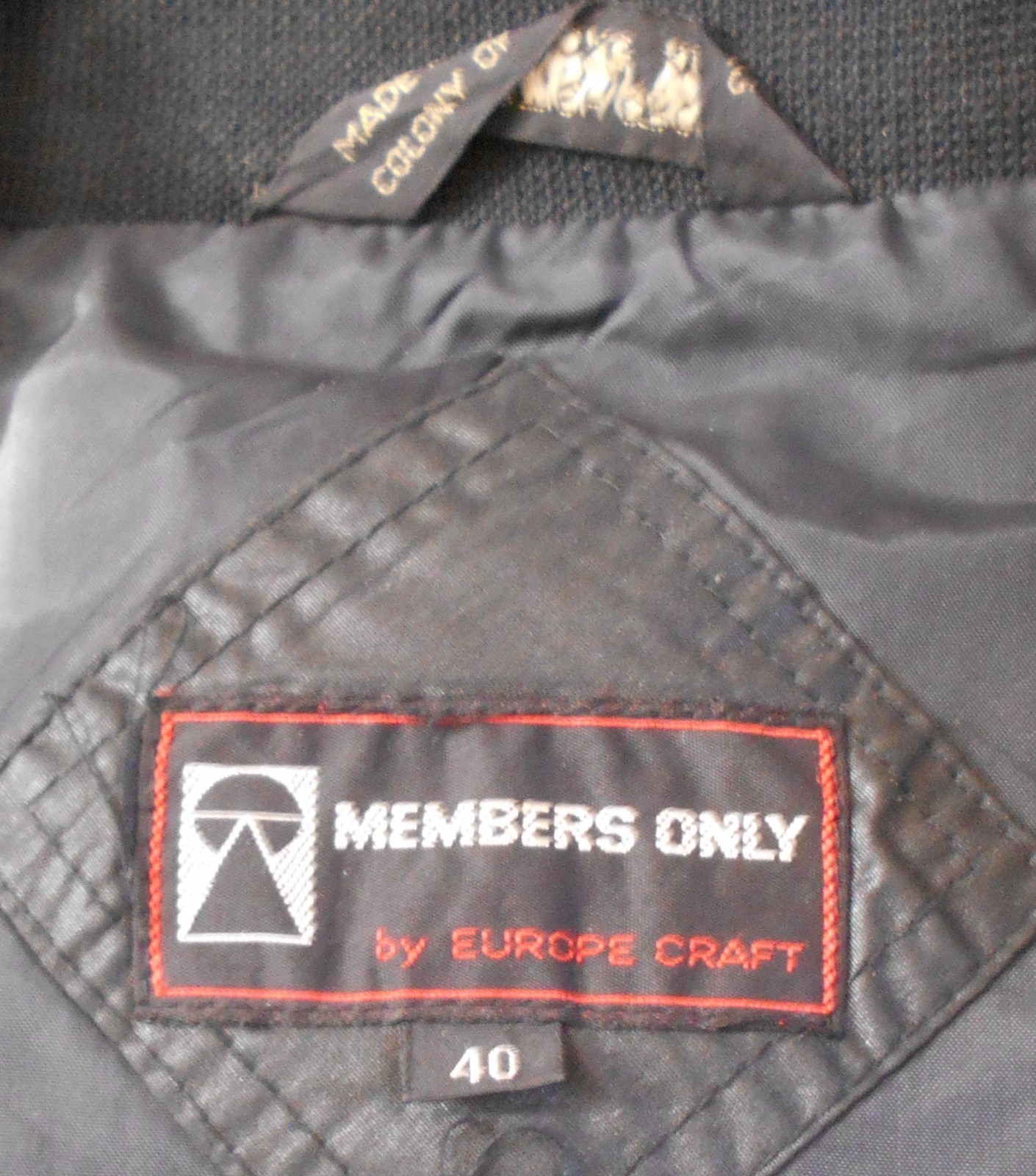 Members Only Vintage Mens Jacket Size 40 GRAY BOMBER STYLE FLIGHT | eBay