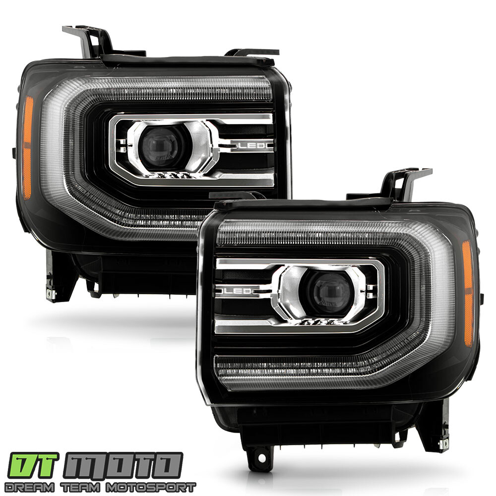 For 2014-2015 GMC Sierra 1500 Upgrade Facelift Full LED Projector ...