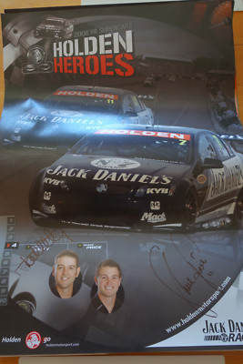 SIGNED SHANE PRICE & TODD KELLY HOLDEN 2008 RACING V8 POSTER | eBay ...