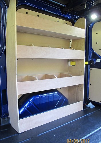 Ford TRANSIT Custom Van Racking Ply Shelving SWB Storage Accessories ...