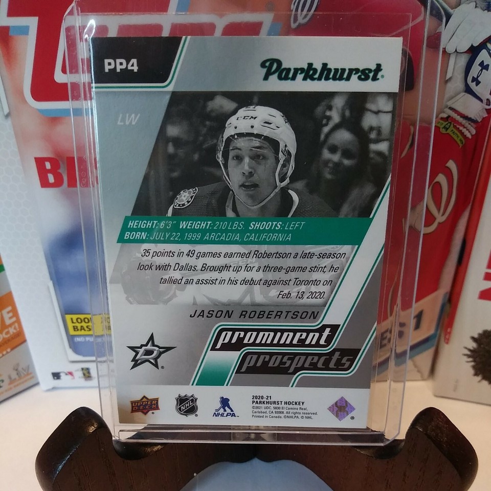 20-21 Upper Deck Parkhurst Prominent Prospects Jason Robertson #PP4 ...