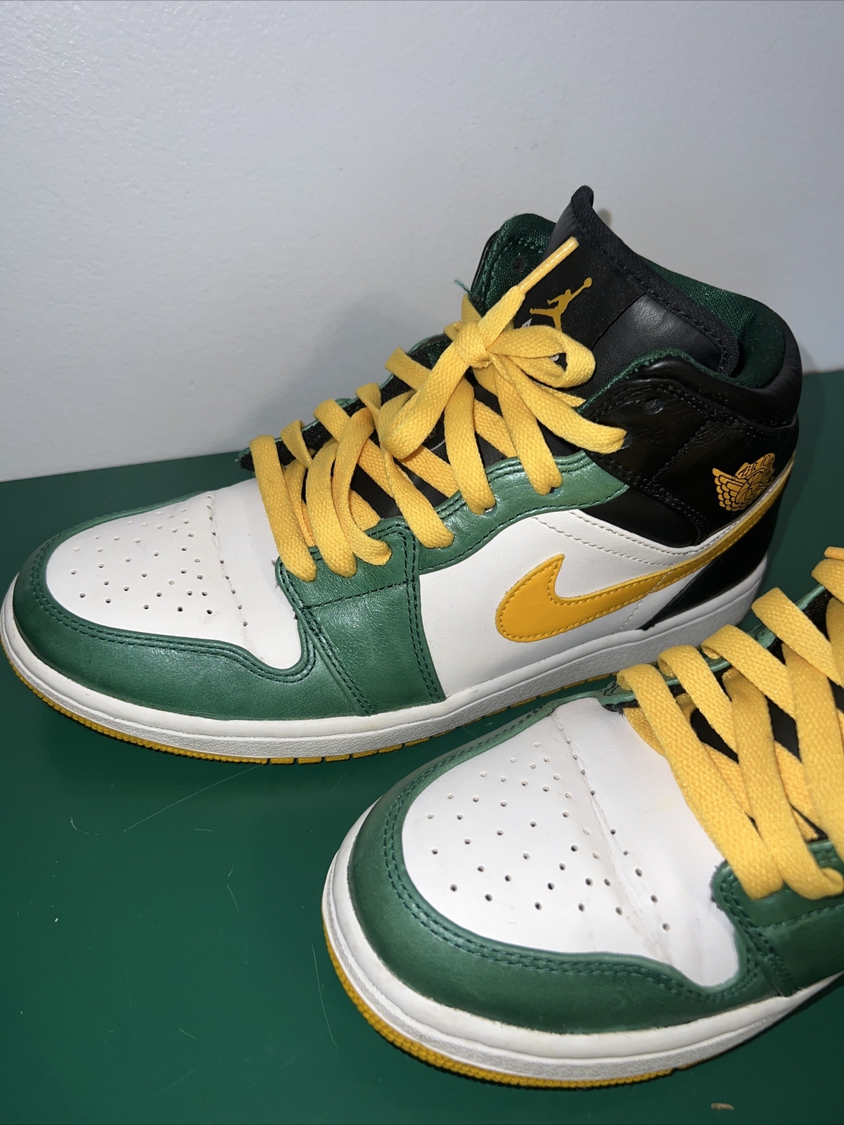 Nike Air Jordan 1 Seattle Super Sonics Men's Size 8 U… - Gem