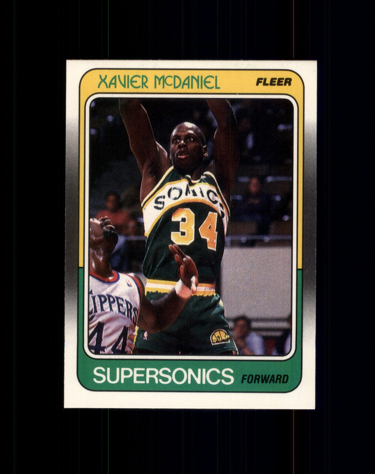 1988 Fleer #108 Xavier McDaniel - Seattle SuperSonics NM/MT+ (A02A) | eBay