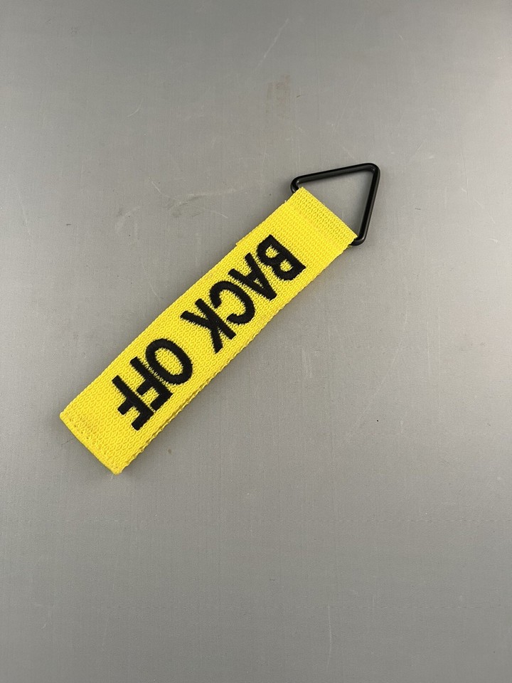FLIGHT CREW luggage tag Heavy Nylon Embroidered ‘Tags For Bags’ BACK ...