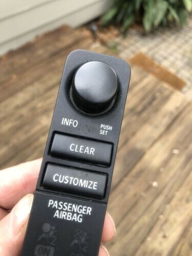 SAAB 9-3 ESP Roof Switch Night Panel 12791254 OEM Convertible 04-06 EXC ...