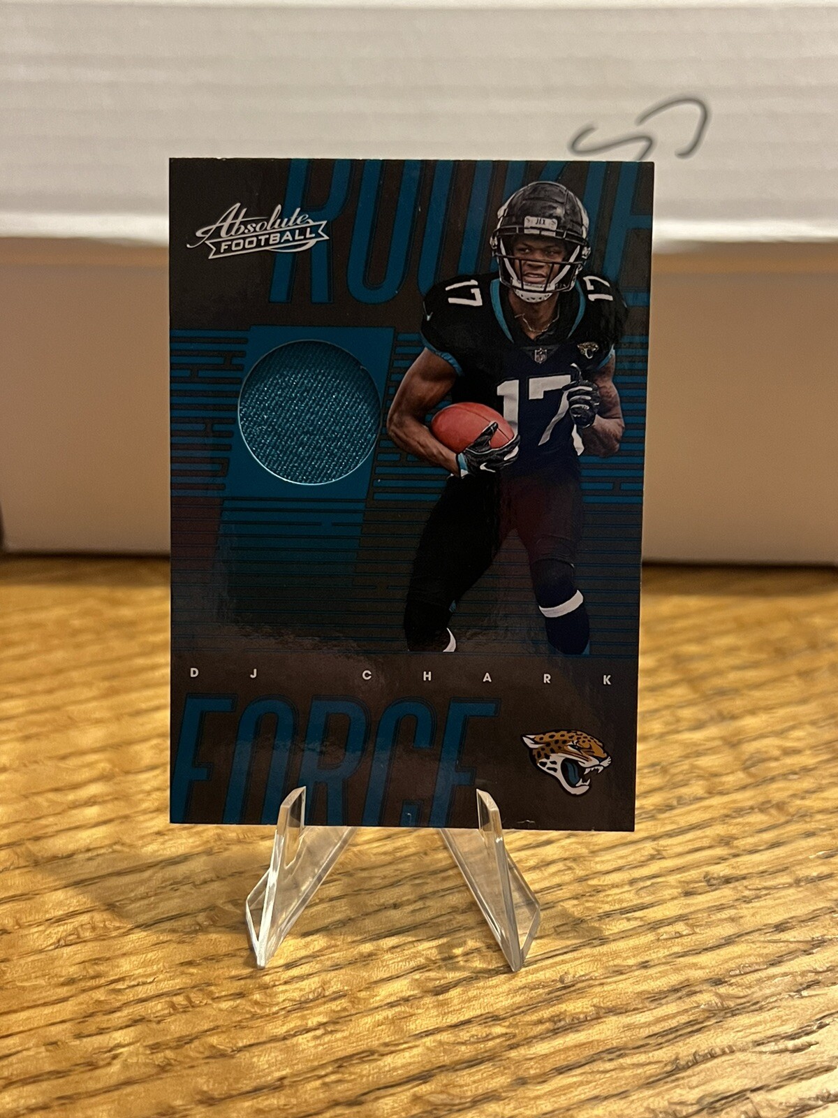 2018 Panini Absolute Football Rookie Force DJ Chark Patch Card RF-DC ...