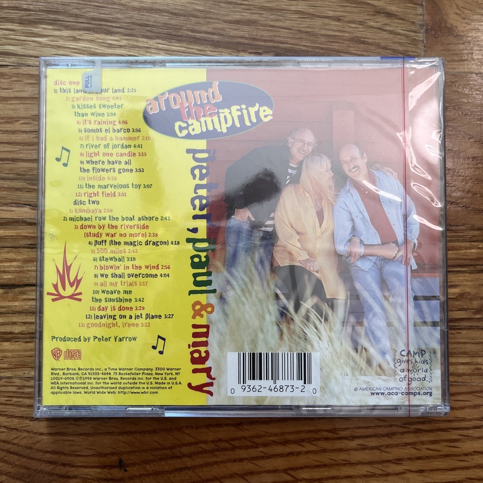 Peter, Paul & Mary - Around the Campfire (CD 2 Disc Set 1998) New Sealed 93624687320 | eBay