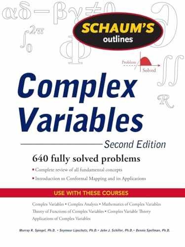 Schaum's Outline of Complex Variables, - Paperback, by SPIEGEL Murray - Good 9780071615693| eBay