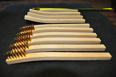 Brush Research 93AWB BRASS MINI Scratch Tooth Brush 7-3/4" 10 pcs Made ...
