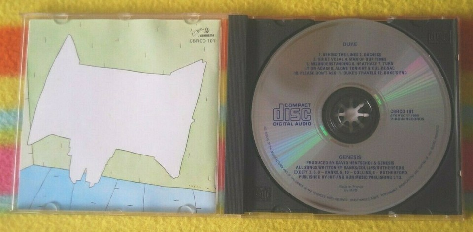 GENESIS *DUKE* FRANCE MPO CD ~ NO BARCODE 1984 PHIL COLLINS/MIKE ...