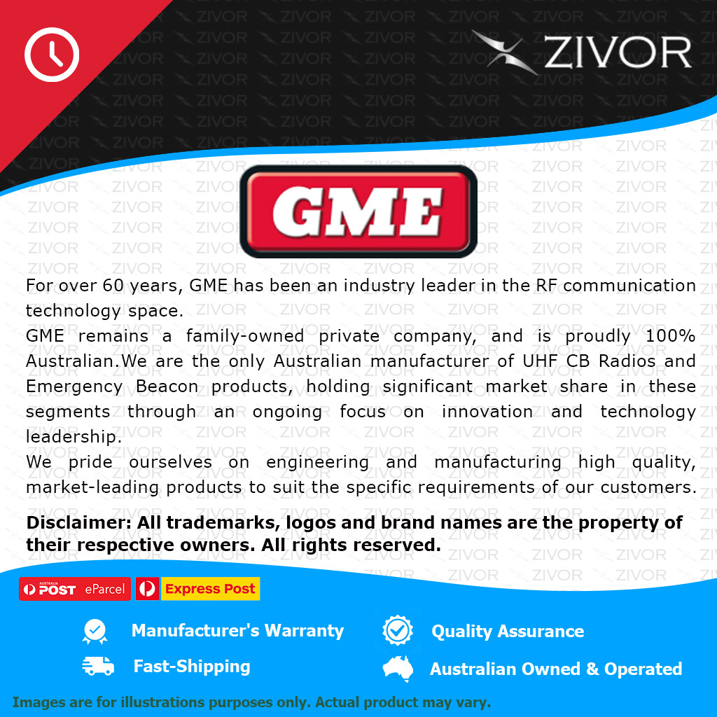 New GME Antenna Randome Fibreglass 1100mm AS003 Spring 6.6dBi Gain ...