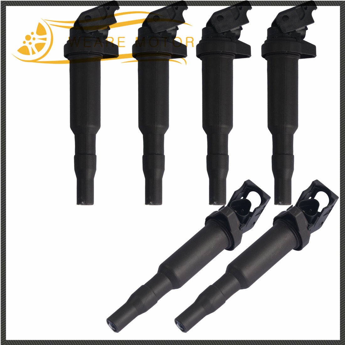 Set of 6 Ignition Coils For BMW E46 E85 E90 E53 E60 325i 330i 535i 550i ...
