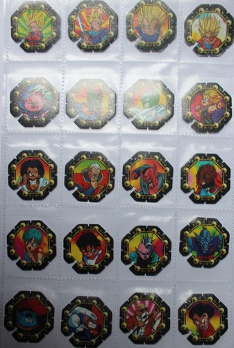 Dragonball Z pogs from Matutano complete set numbered 51-70 | eBay