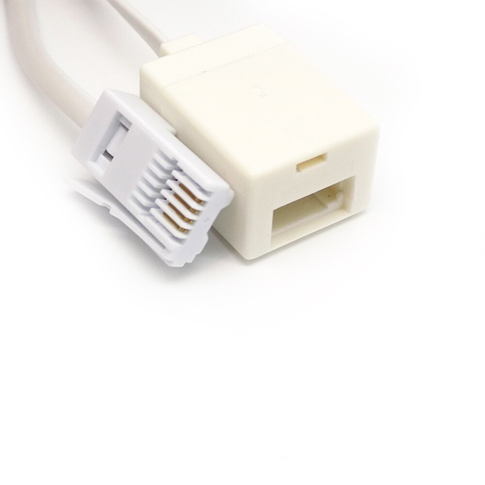 BT Telephone Extension Cable RJ11 UK Lead BT Phone Fax Modem Socket ...