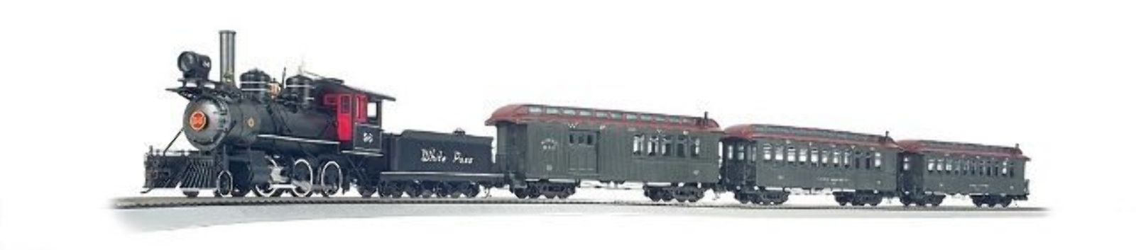Bachmann White Pass & Yukon Passenger Set Ready to Run Electric Train ...