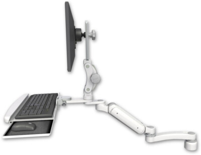 ICW Ultra 180 Heavy Duty Arm with Paralink monitor mount desk mount, a ...