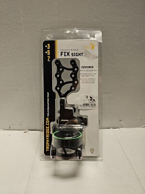 Trophy Ridge Sight FIX 7 Pin Sight Right Hand .019 w/ Sight Light AS907 ...