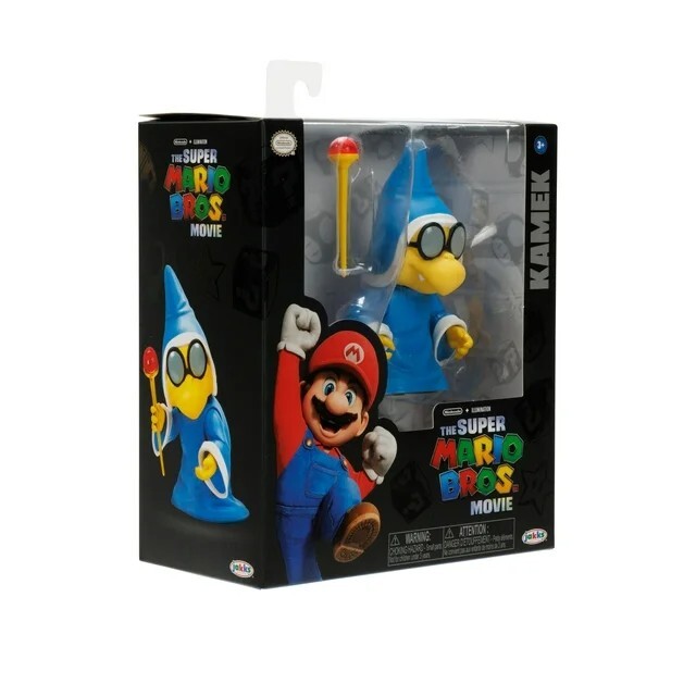 Super Mario Bros Movie 5 Inch Kamek Action Figure with Wand Accessory ...