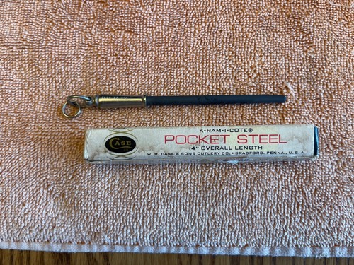 Vintage Case Pocket Steel knife sharpener in box | eBay
