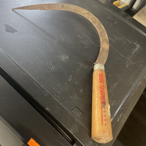 Vintage True Temper No. 15!Hand Sickle Scythe Grass Hook Trimmer Great ...